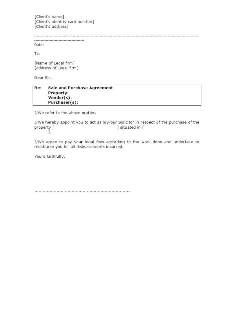 Warrant to Act for Property Purchase | PDF