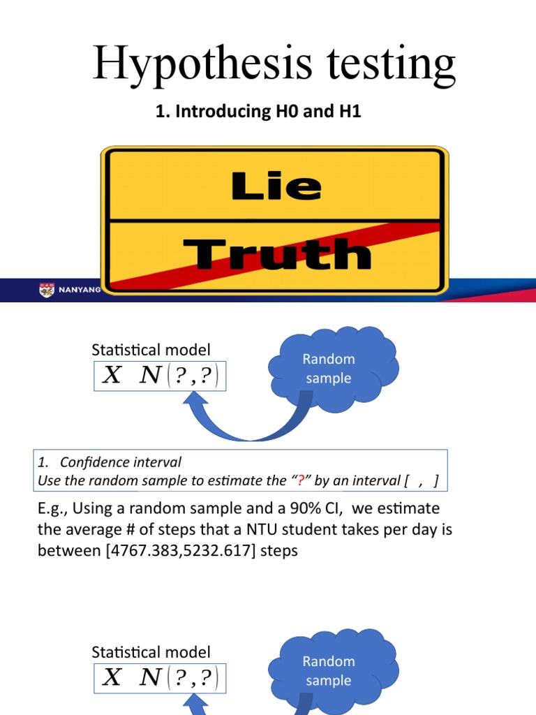 Understanding H0 and H1 in Hypothesis Testing | PDF | Statistics ...