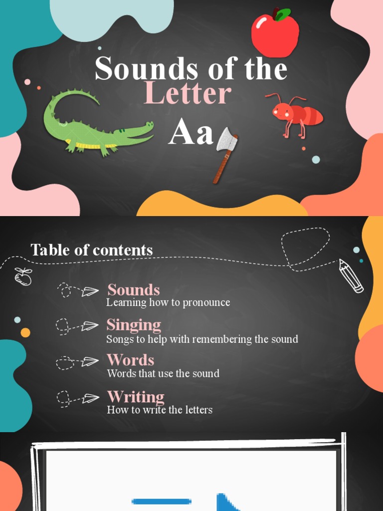 Day 1 Sound of Letter Aa | PDF