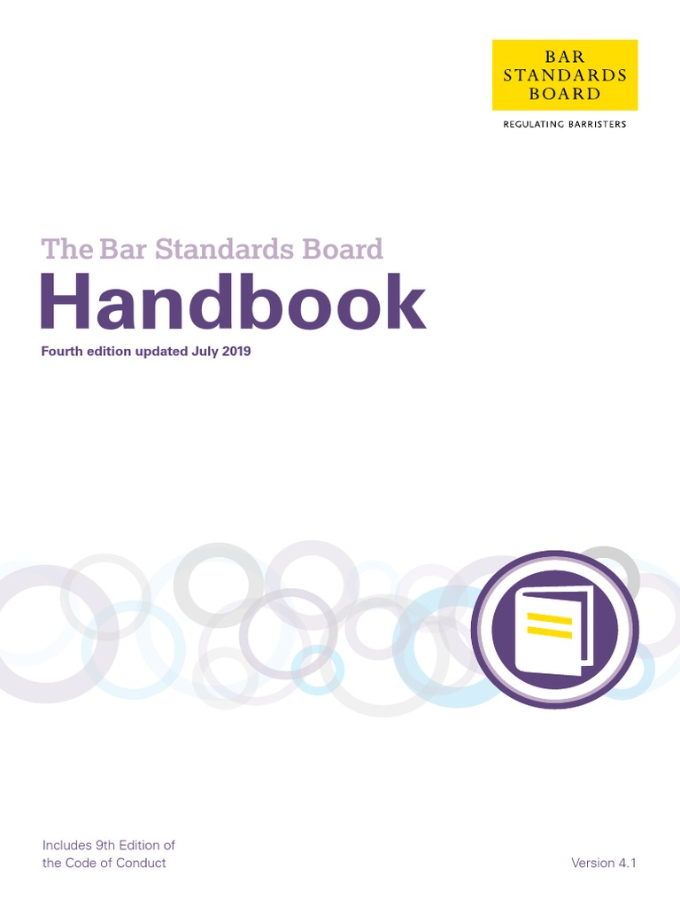 BSB Handbook Version 4.1 | PDF | Barrister | Regulatory Compliance