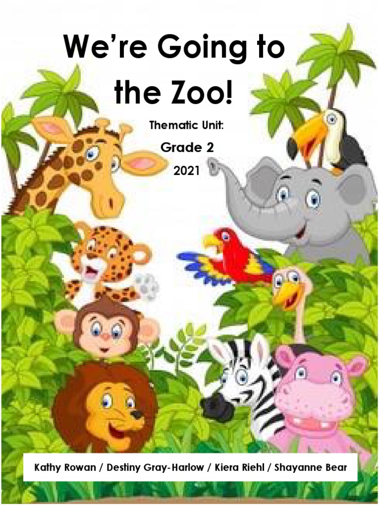 Zoo Thematic Unit | PDF | Educational Assessment | Teachers
