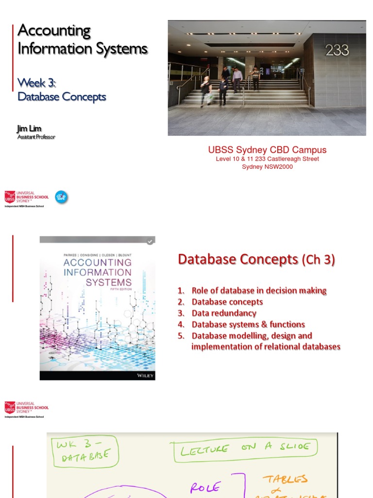 Week 3 - Database - 2021 T1 | Download Free PDF | Databases | Conceptual Model
