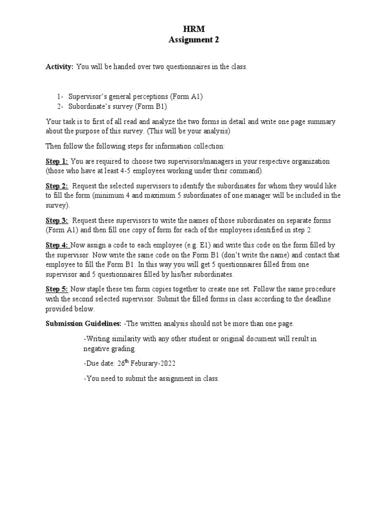 Assignment 2 - EMBA | PDF