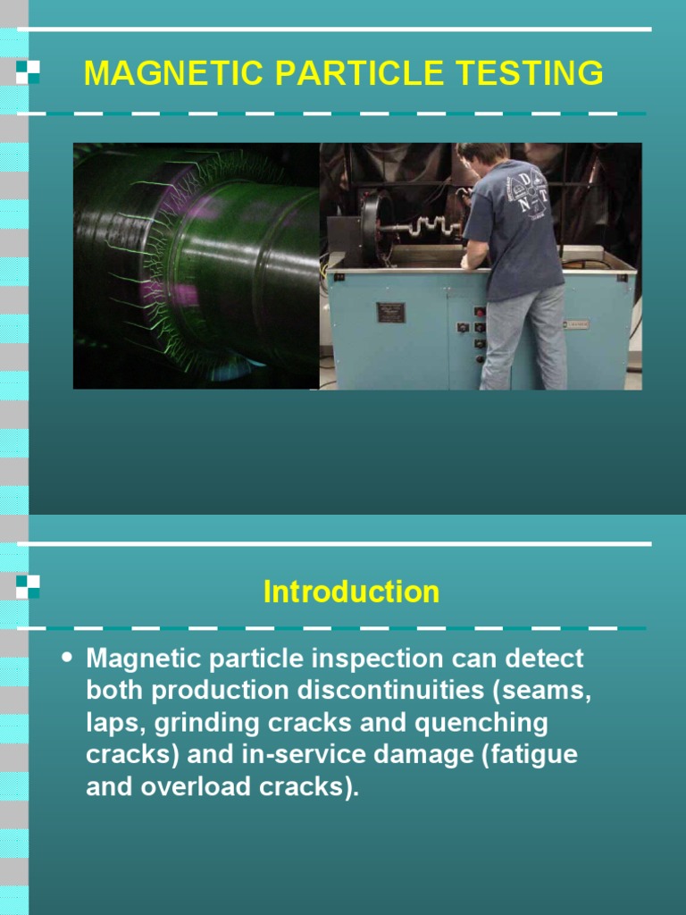 Unit 1-2 Mag. Particle Testing | PDF | Magnetic Field | Magnetism