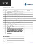 Behavior Based Safety Checklist | PDF | Personal Protective Equipment ...