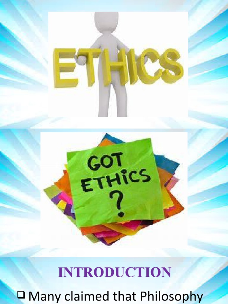 Chapter 01. ETHICS Introduction | PDF | Good And Evil | Reason