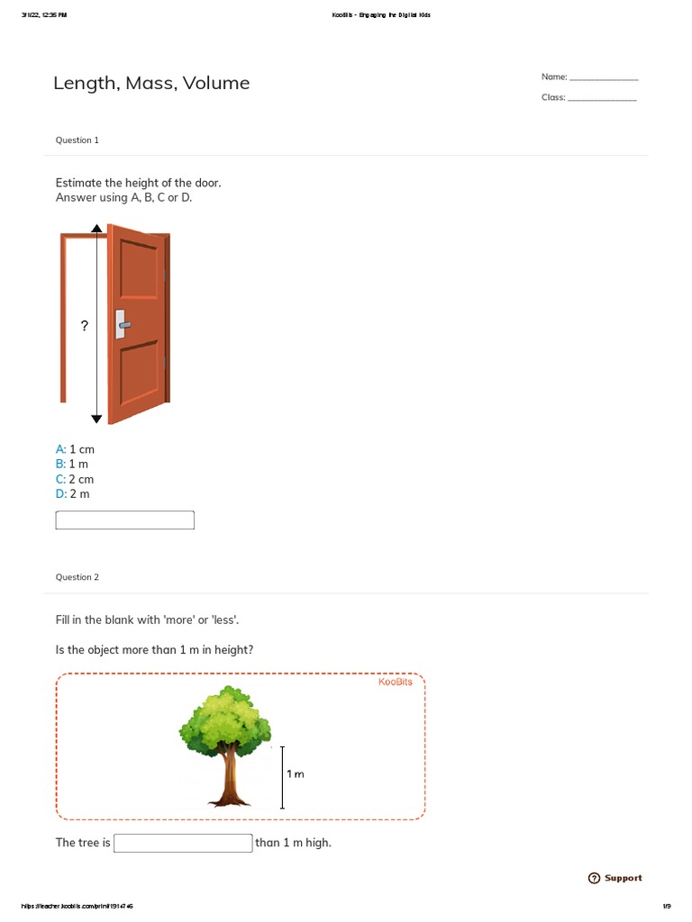 Length, Mass, Volume WS | PDF | Litre | Metrology