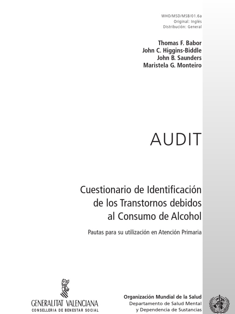 Audit Manual Spanish | PDF | Consumo (economía) | Cuestionario