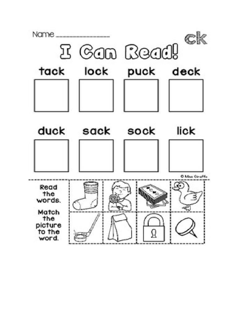 CK Worksheet | PDF