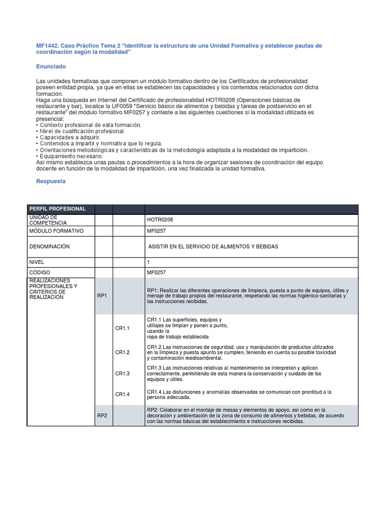 MF1442 - Caso Práctico Tema 2 | PDF