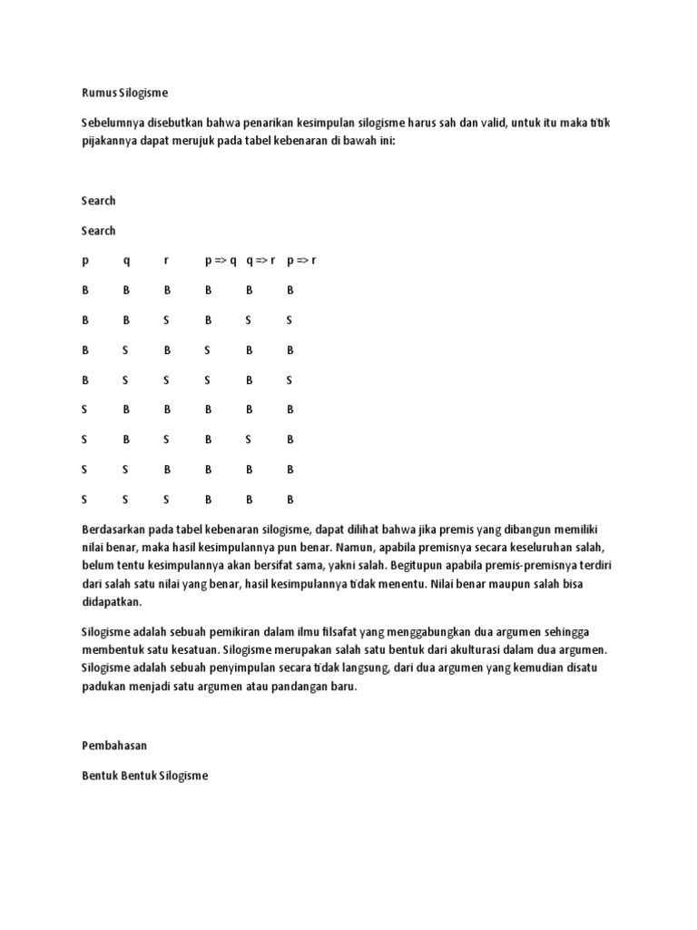 Rumus Silogisme-WPS Office | PDF