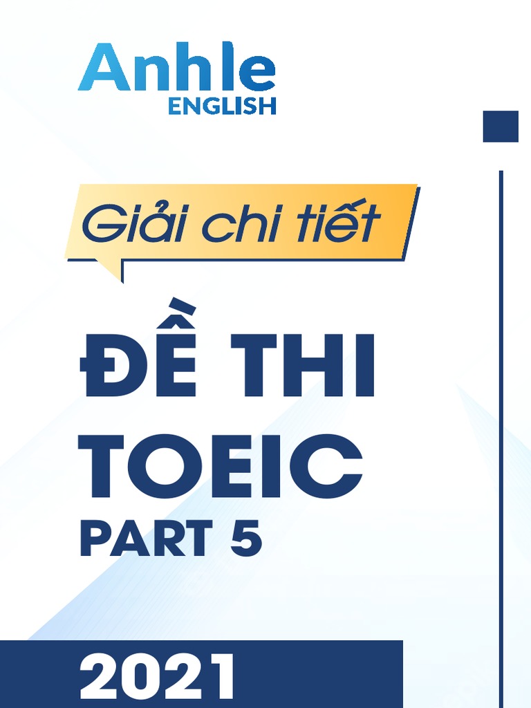 TOEIC Part 5 Practice Questions | PDF