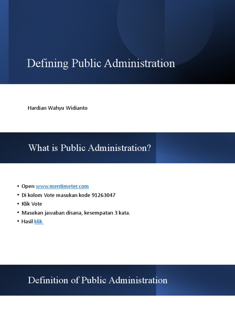 Defining Public Administration Concepts | PDF | Idealism | Political ...