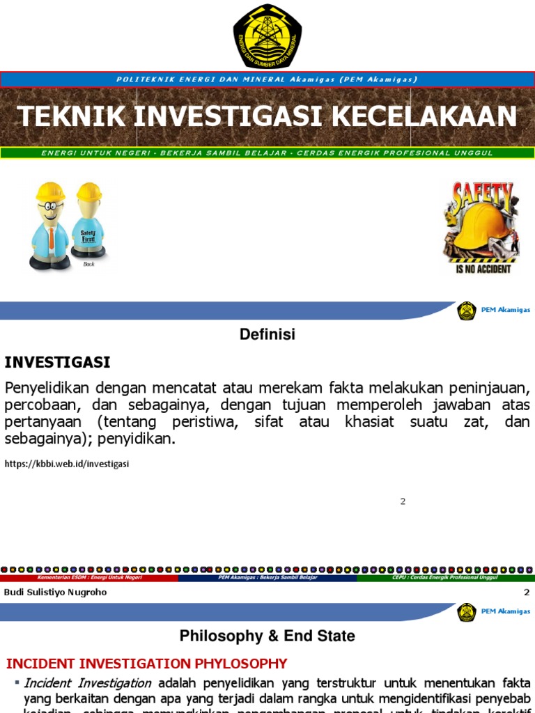 Proses Investigasi Kecelakaan Energi | PDF