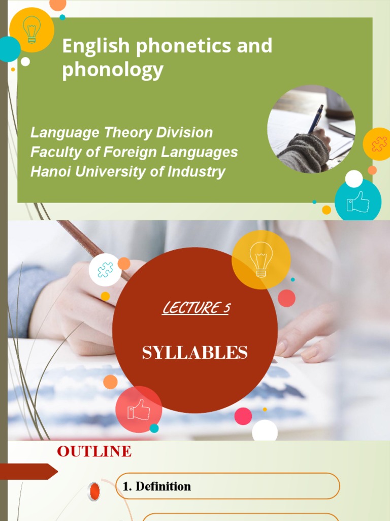 English Phonetics and Phonology: Language Theory Division Faculty of ...