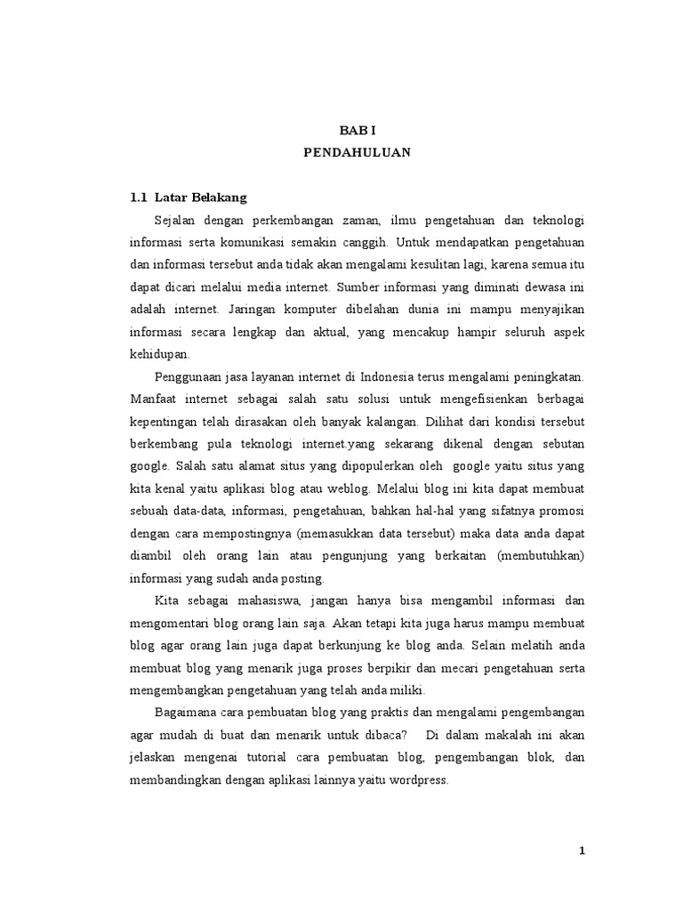 Panduan Praktis Membuat Blog | PDF | Komputer