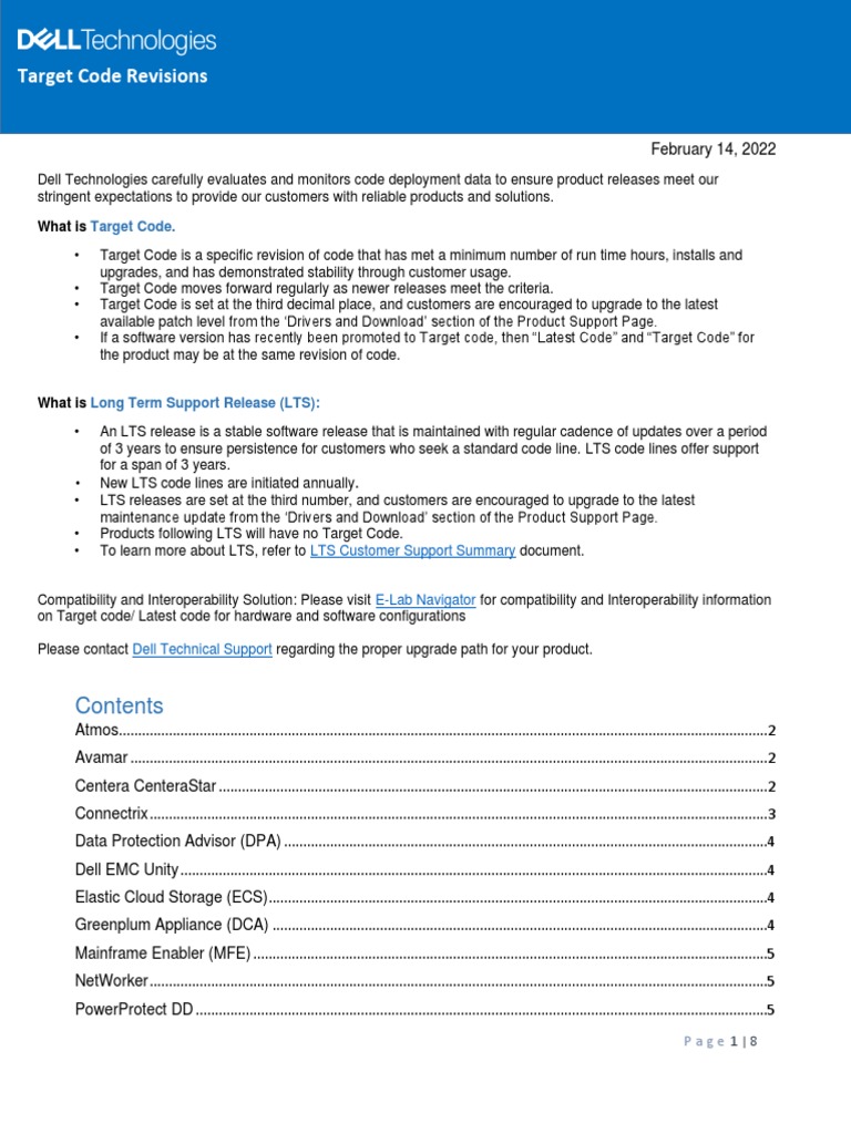 Target Code Revisions - 14-Feb-2022 Administrator-Guide3 | PDF | Information Technology ...