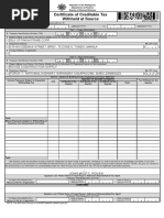 BIR Form 2307: Withholding Tax Guide | PDF | Withholding Tax | Payments