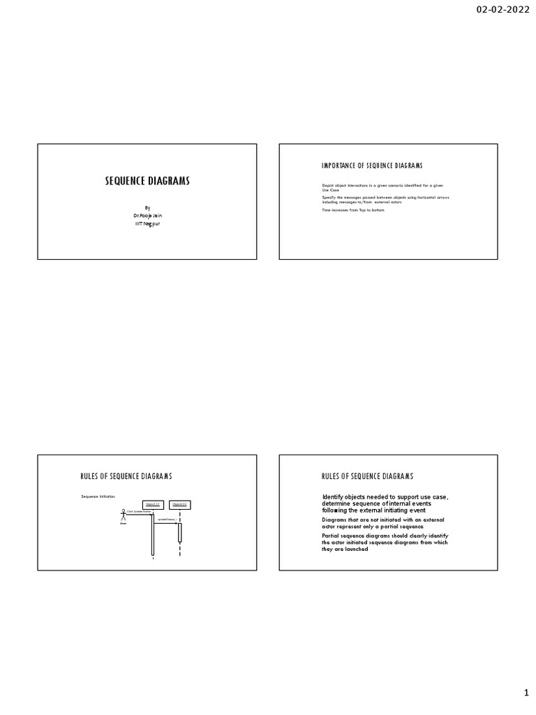10 Sequence Class Diagrams | PDF | Class (Computer Programming) | Verb