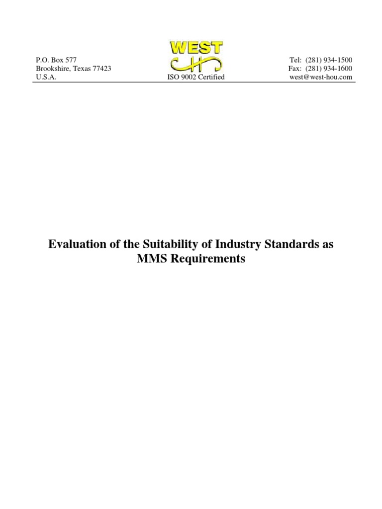 Review of API RP 16Q | PDF | Drilling Rig | Nature