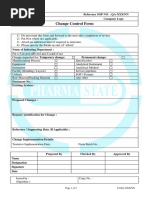 QMS Change Request Form | PDF | Accountability | Leadership