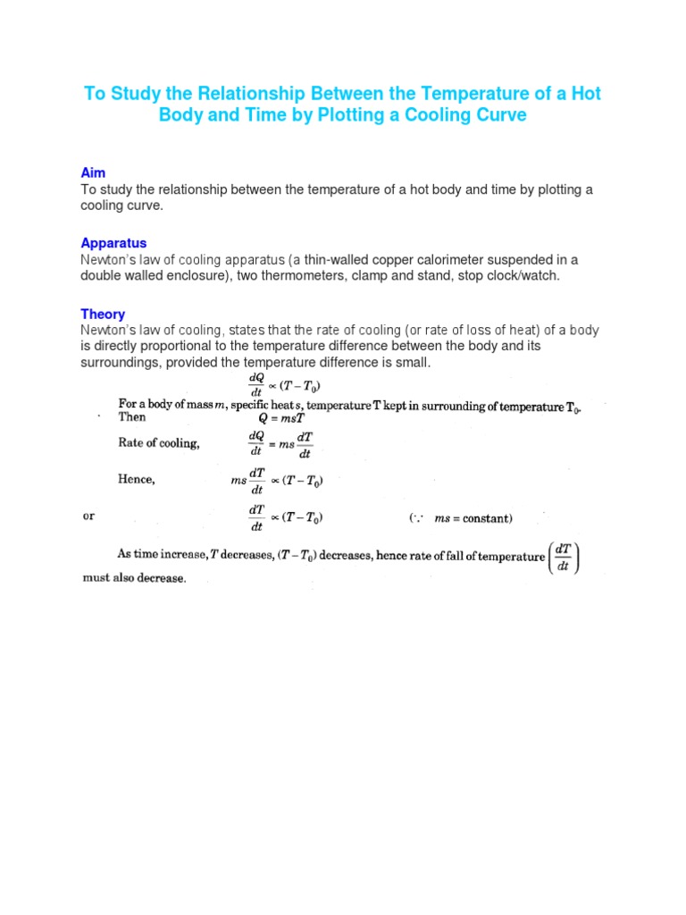 Physics Practical 3 | PDF | Temperature | Thermometer