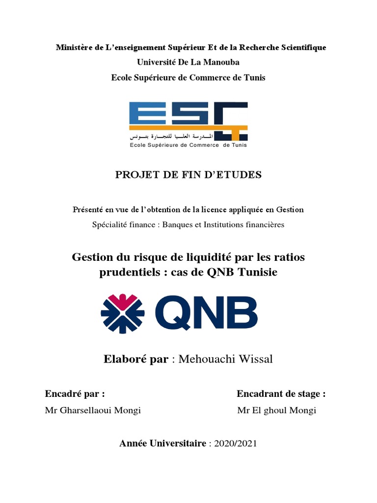 Rapprot Pfe Ratio LCR | PDF | Banques | Risque