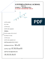Class 6 Basic Geometrical Concepts Worksheet | PDF | Circle | Mathematics