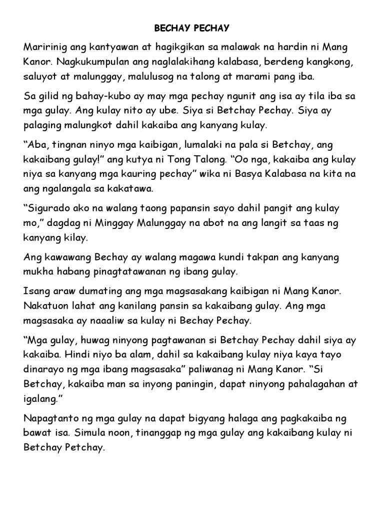 Bechay Pechay | PDF