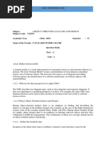 VIVA Questions forOOAD | PDF | Conceptual Model | Class (Computer Programming)