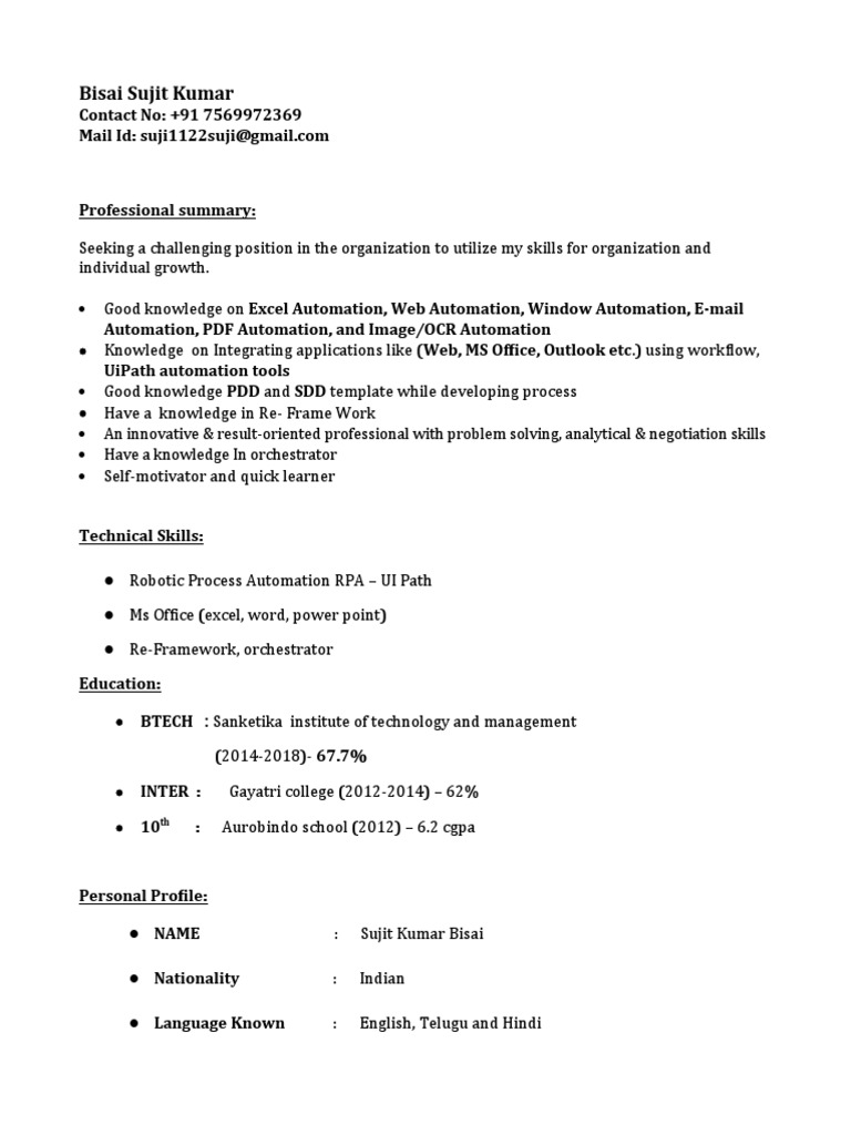 Sujith CV | PDF