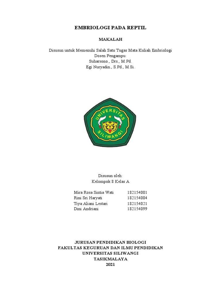 Bentuk Telur Amniotik Reptil | PDF