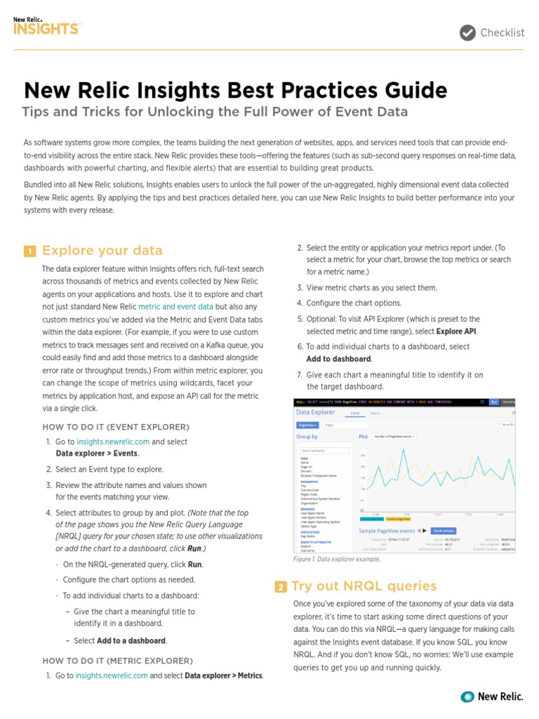 Insights BestPractices Checklist FINAL | PDF | Icon (Computing) | Databases
