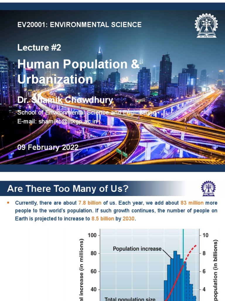 Lecture #2 - Human Population and Urbanization | PDF | Urban Sprawl ...