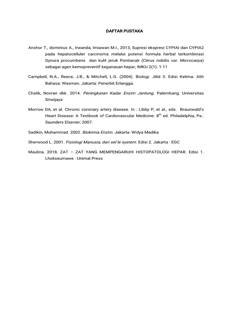 DAFTAR PUSTAKA Enzim | PDF