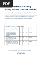Appendix: Appendix A1: Example PSSR Completion Form | PDF | Valve ...