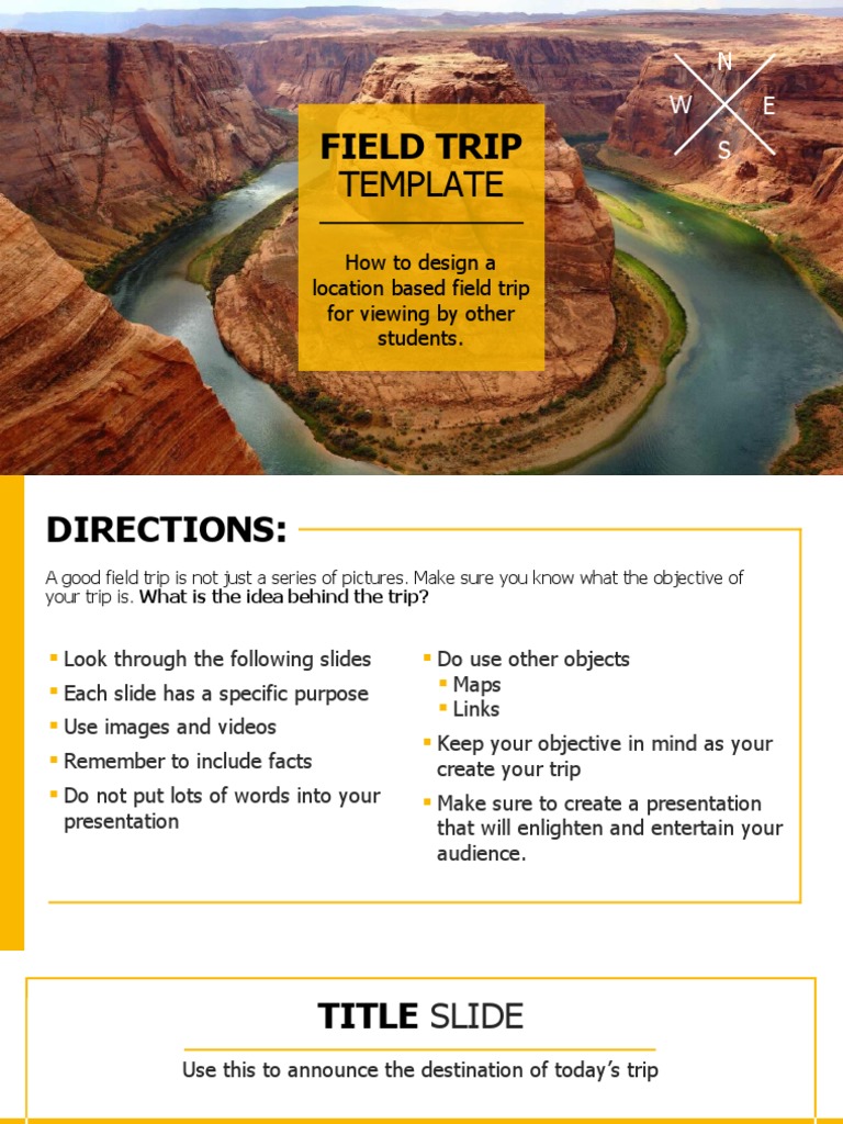 Field Trip: Template | PDF | Communication