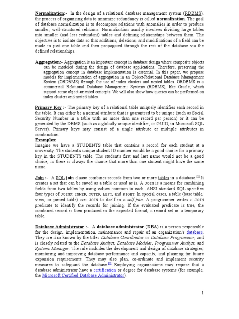 Normalization | PDF | Databases | Relational Database