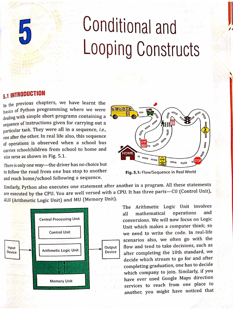 5 (Conditional and Looping Constructs) | PDF
