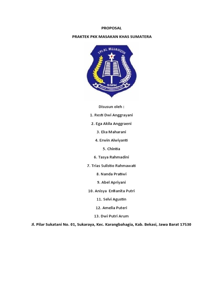 Proposal PKK 12 Ak-1 | PDF