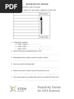 Chapter 20 Worksheet Redox | PDF | Redox | Physical Sciences