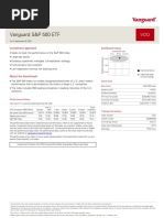 VOO-Vanguard S&P 500 ETF - Vanguard | PDF | Investment Fund | Exchange Traded Fund
