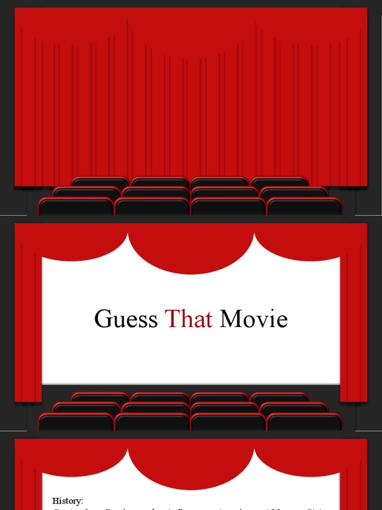 Guess That Movie | PDF