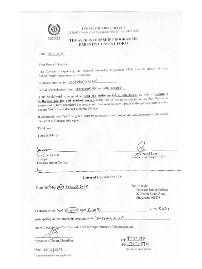 Temasek Junior College | PDF