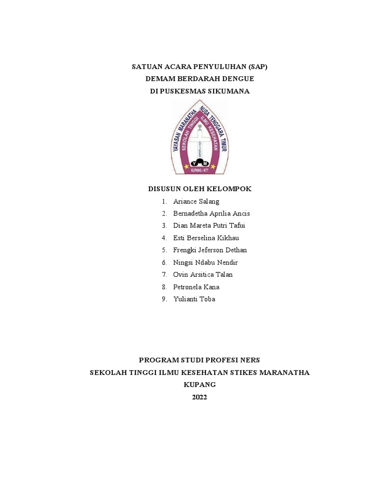 Sap DBD PKM Sikumana | PDF