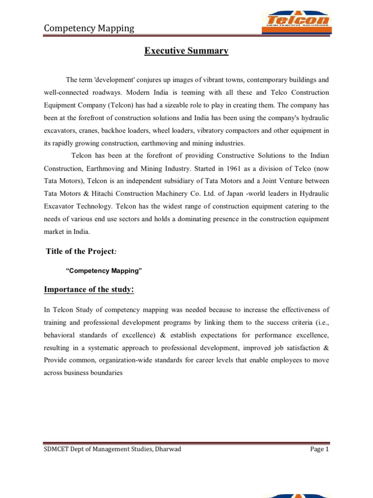 Competency Mapping | PDF | Competence (Human Resources) | Heavy Equipment
