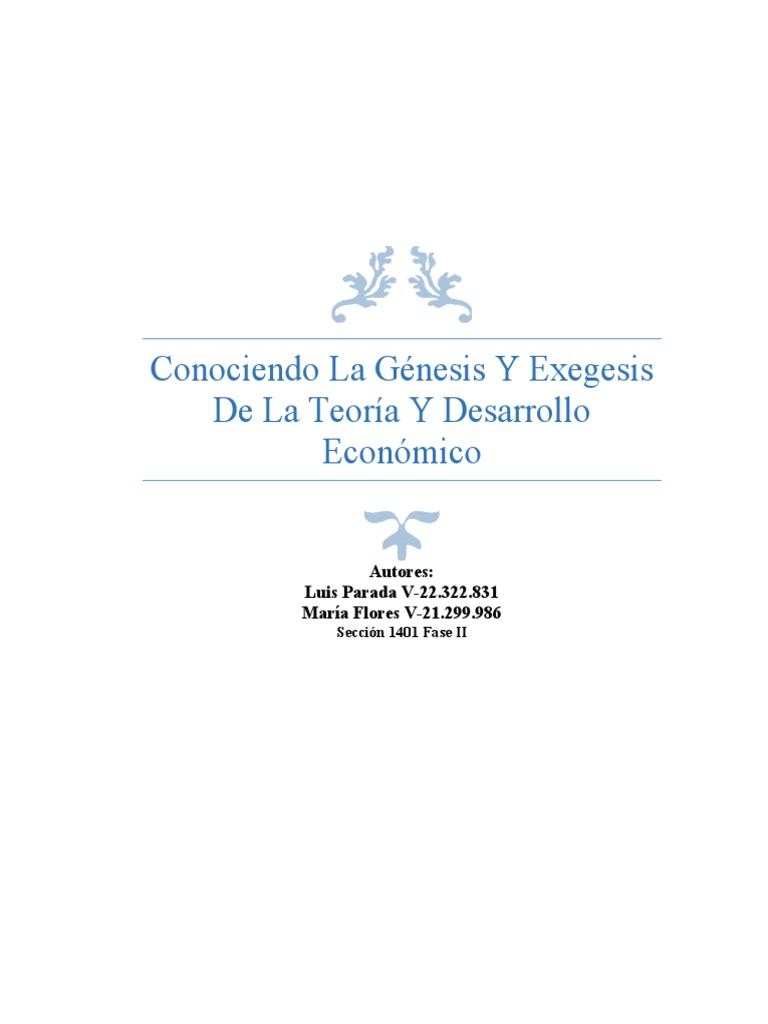 Desarrollo Económico Listo | PDF | Economias