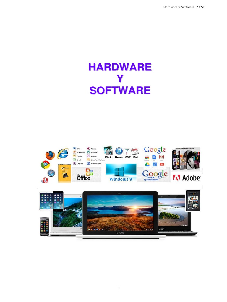 Hardware y Software para 1º ESO | PDF | Hardware de la computadora ...
