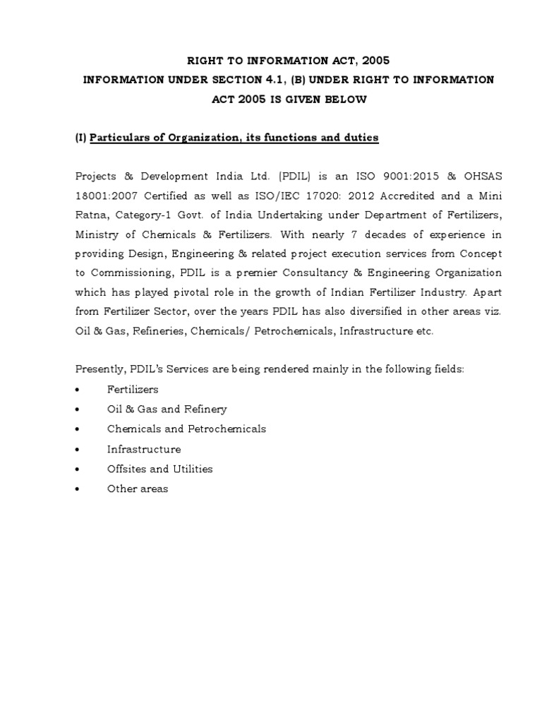 Information Under Rti English | PDF | Oil Refinery