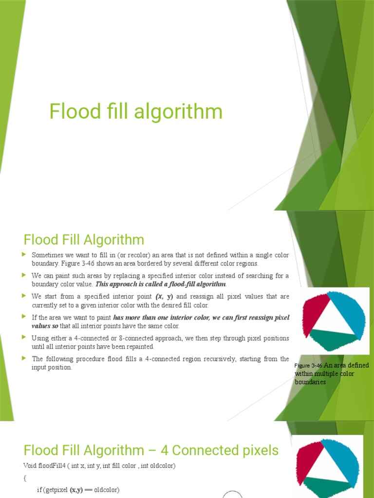 Flood Fill Algorithm Pdf Algorithms Computer Engineering